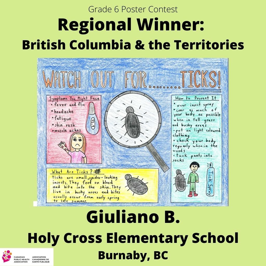 Grade 6 Poster Contest. Infectious Disease & Climate Change: Awareness ...